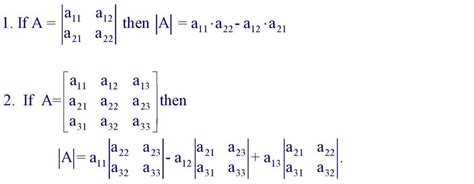 Determinants Formula Formula In Maths