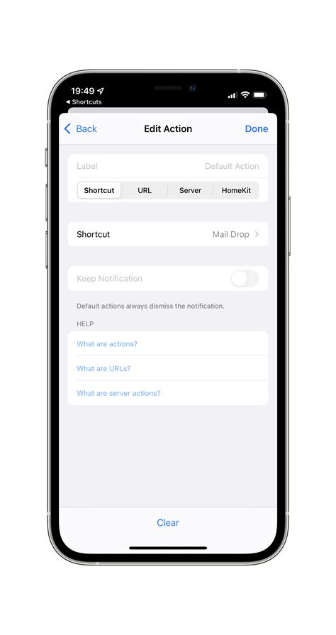 Ifttt Notification Inputs Pushcut