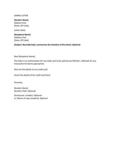 46 Authorization Letter Samples And Templates ᐅ Templatelab