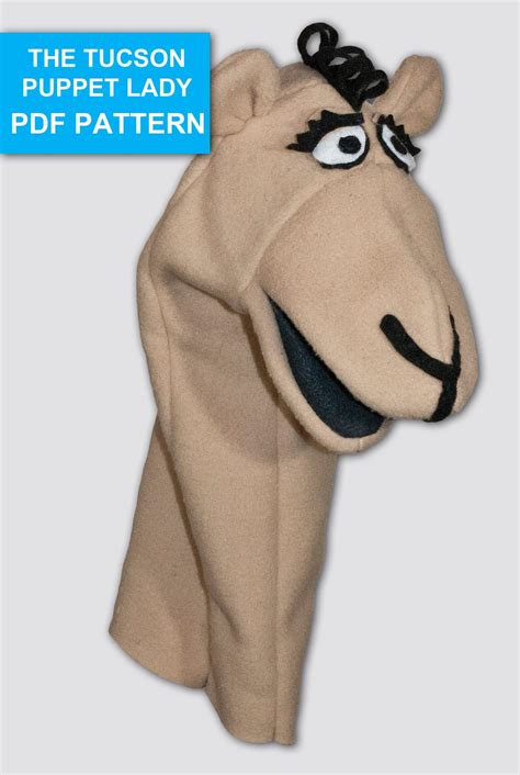 Camel Puppet Sewing Pattern Etsy