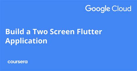 Build A Two Screen Flutter Application Coursya