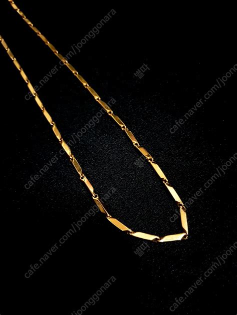 18k 도금 대나무 목걸이 새제품 중고나라 카페에서 운영하는 공식 사이트