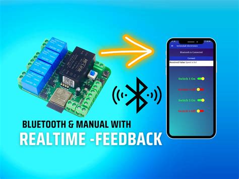 Bluetooth And Manual Control Home Automation With Feedback