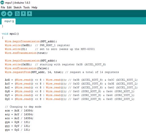 Code For Getting MPU Data Download Scientific Diagram