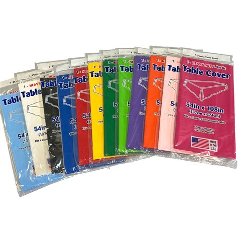 Pre Cut Table Covers 1 Pre Cut Party Direct