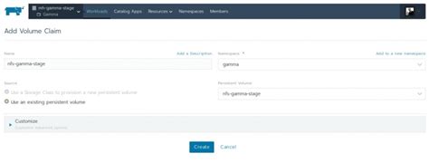 How To Create A Persistent Volume In Rancher 2x From A Nfs Share