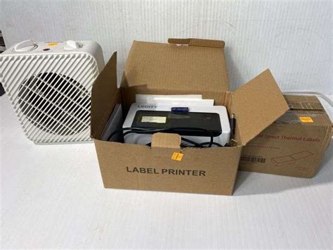 Leoity Thermal Label Printer Labels Small Electric Heater Kaufman Realty And Auctions