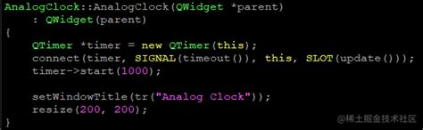 Qt示例 模拟时钟示例 Analog Clock Example qt YOLO InfoQ写作社区