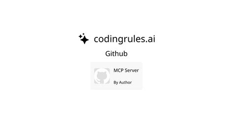 Github Mcp Server Codingrulesai