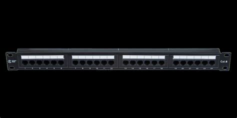Коммутационная панель СегментЛАН Cat6 1U, 24 порта, UTP, RJ45 – СегментЛАН