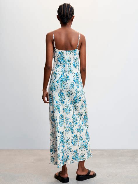 Сукня довга літня жіноча Mango Lili 47038635 52 L 8445922181789 Брендовий одяг Rozetka