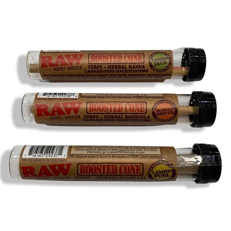 Raw Rocket Booster Cones Lemon Fuel Seven Sense International