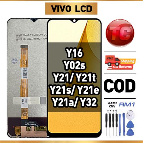Lcd Vivo Y16 Y02s Y21 Y21t Y21s Y21e Y21a Y32 Compatible For Original Glass Touch Screen