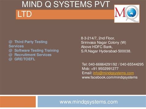 Software Testing Tools Training Institute In Hyderabad