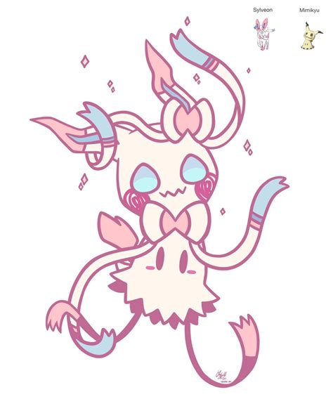 Mimikyu Sylveon By Lucyfer Art On Deviantart