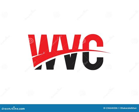 Wvc Letter Initial Logo Design Vector Illustration Stock Vector