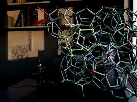 This Complex Molecular Structure Sitting In My Office Casted A Neat Shadow On The Wall Album
