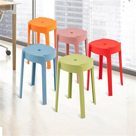 Lightweight Plastic Stackable Stools Hocc Dubai
