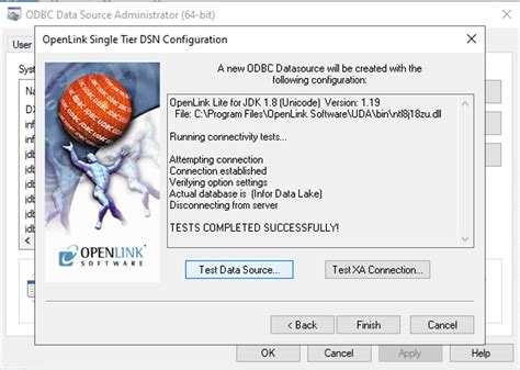 Making An Openlink Odbc Jdbc Bridge Driver Connection To Infor Data