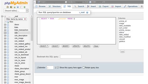 Administrar La Base De Datos Mysql Usando Phpmyadmin