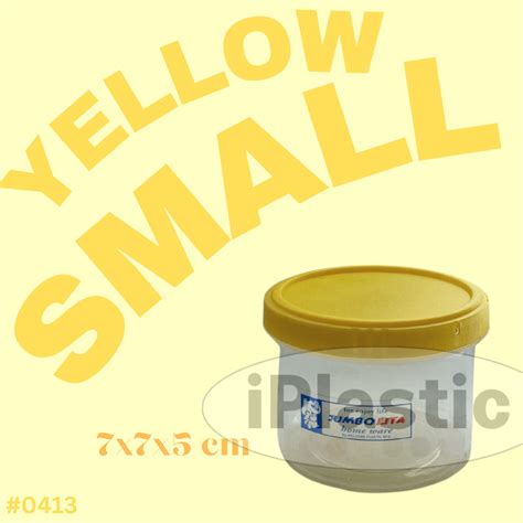 Iplastic Plastic Cannister Container Jar With Cap Food Container Extra Large To Small Size