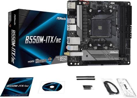 Asrock B550m Itx Ac Am4 Mini Itx Amd Motherboard Newegg Ca