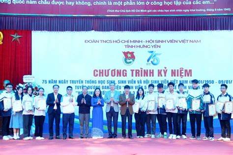 CHƯƠNG TRÌNH KỶ NIỆM NĂM NGÀY TRUYỀN THỐNG HỌC SINH SINH VIÊN VÀ HỘI SINH VIÊN VIỆT NAM
