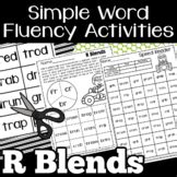 Simple Word Fluency Activities Consonant R Blends Tpt