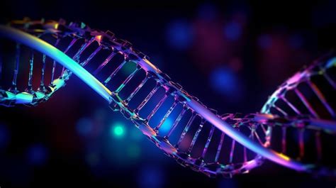 Premium Ai Image Unraveling Genetic Blueprint Abstract 3d Dna Helix Blue Symbol Biotechnology