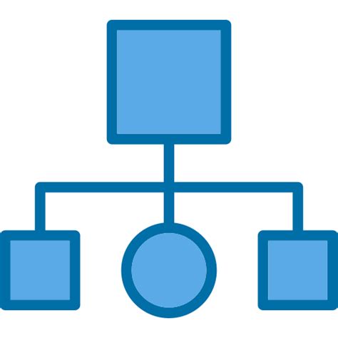 Hierarchy Generic Blue Icon