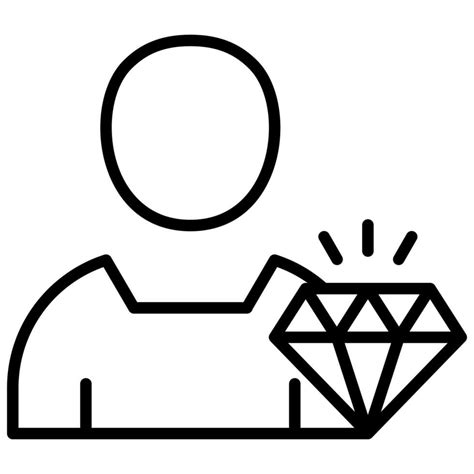 Customer Value Icon Line Vector Illustration 35193769 Vector Art At