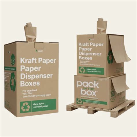 Buy Kraft Paper Dispenser Boxes Custom Kraft Paper Dispenser Packaging