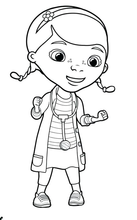 Doc Mcstuffins Stuffy Coloring Pages At GetDrawings Free Download
