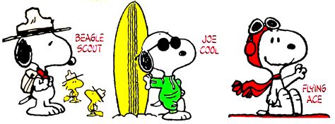 Snoopy Beagle Scout Joe Cool And Flying Ace By Bradsnoopy97 On
