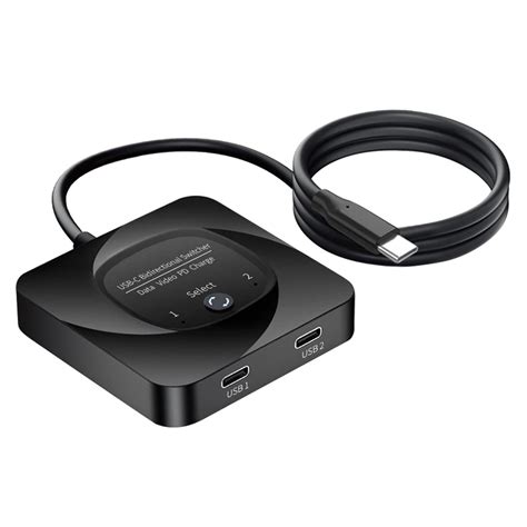 Tobo Usb C Switch 2 In 1 Output Bi Direction Type C Switch 8k At 60hz Usb Switcher Adapter Plug