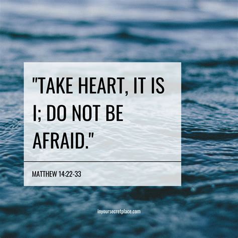 A Reflection On Matthew 14 22 33 In Your Secret Place