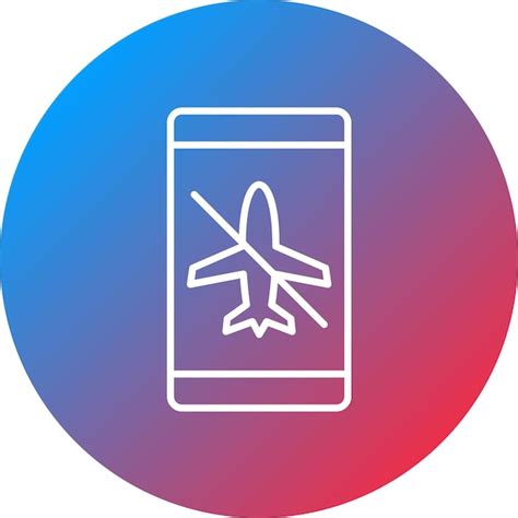 Premium Vector Airplane Mode Inactive Icon Vector Image Can Be Used