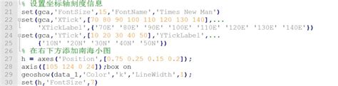 Matlab 地图上标经纬度【matlab】百度地图提取目标经纬度和精确绘制中国地图（九段线南海小图） Csdn博客