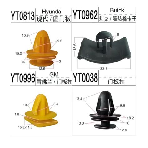 High Quality Automotive Part Nylonmetalpppom Rivetnutsboltsscrews