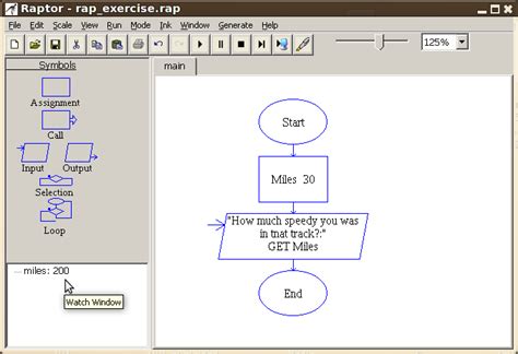 Programming Running With Raptor