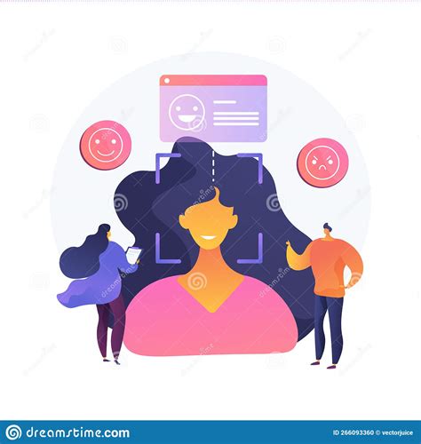 Emotion Detection Abstract Concept Vector Illustration Stock Vector Illustration Of Flat