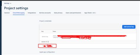 Android Firebase Post Request Getting Missmatch Sender Id Where To