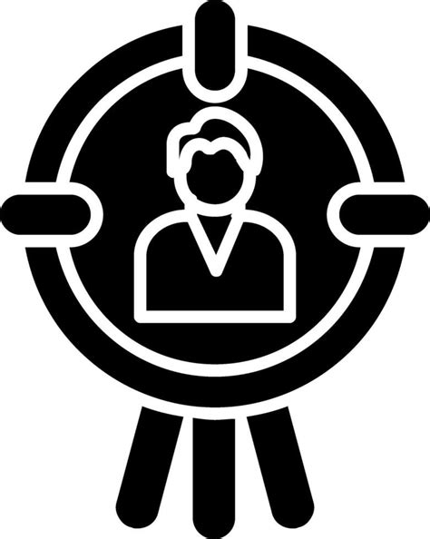 Telent Hunt Glyph Icon 43310922 Vector Art At Vecteezy