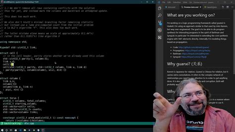 c live coding session 23 dancing links part 2 youtube