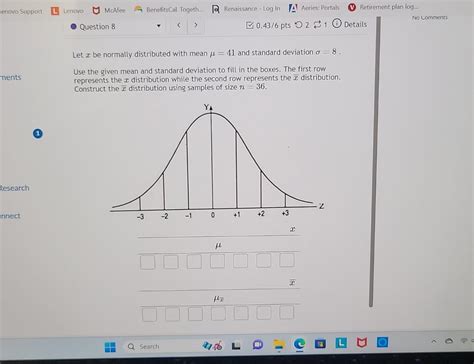 Solved Let x be normally distributed with mean μ and Chegg
