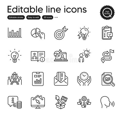 set of education outline icons contains icons as column chart