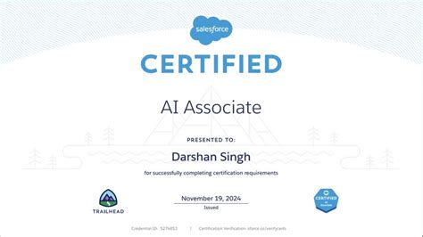 Darshan Singh On Linkedin Salesforce Aiassociate
