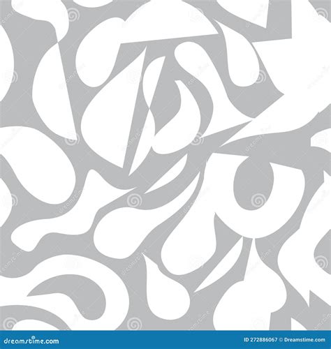 Wavy Dotted Line Pattern Cartoon Vector 34714189