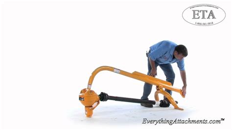Danuser G20-40 Posthole Digger - YouTube