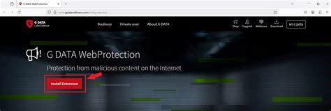 Setting Up The Browser Extension For G Data Web Protection Online Documentation